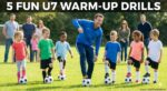 5 Fun U7 Soccer Warm-Up Drills (No Lines, No Laps)